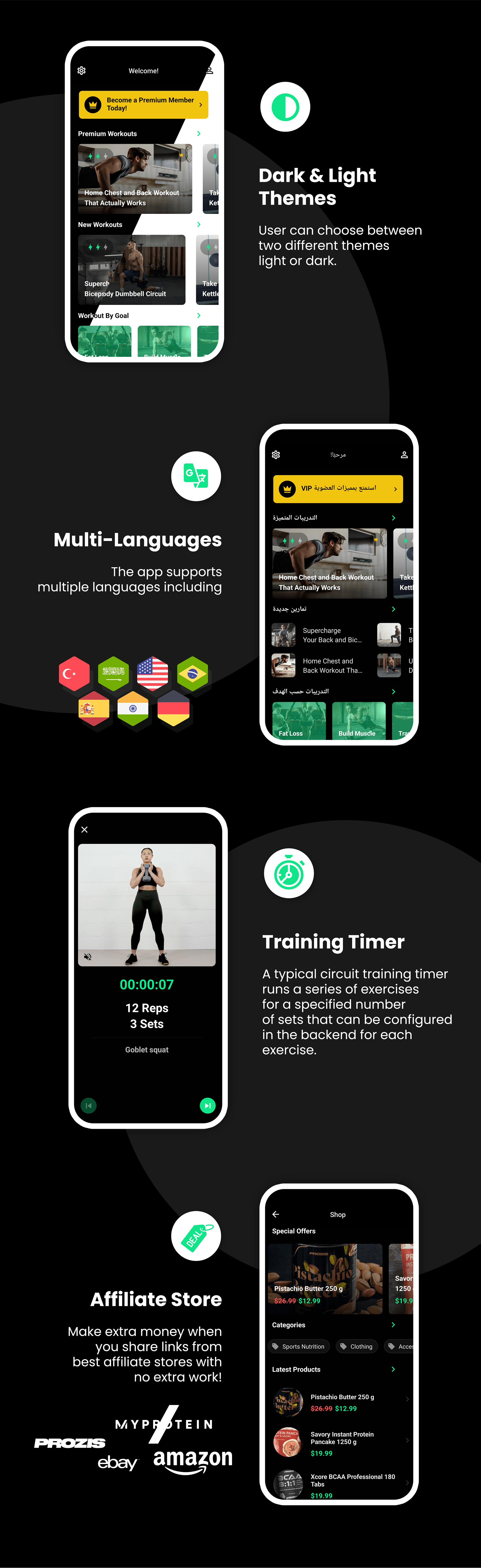 FitPro – Complete React Native Fitness App + In-App-Purchases – Wicombit