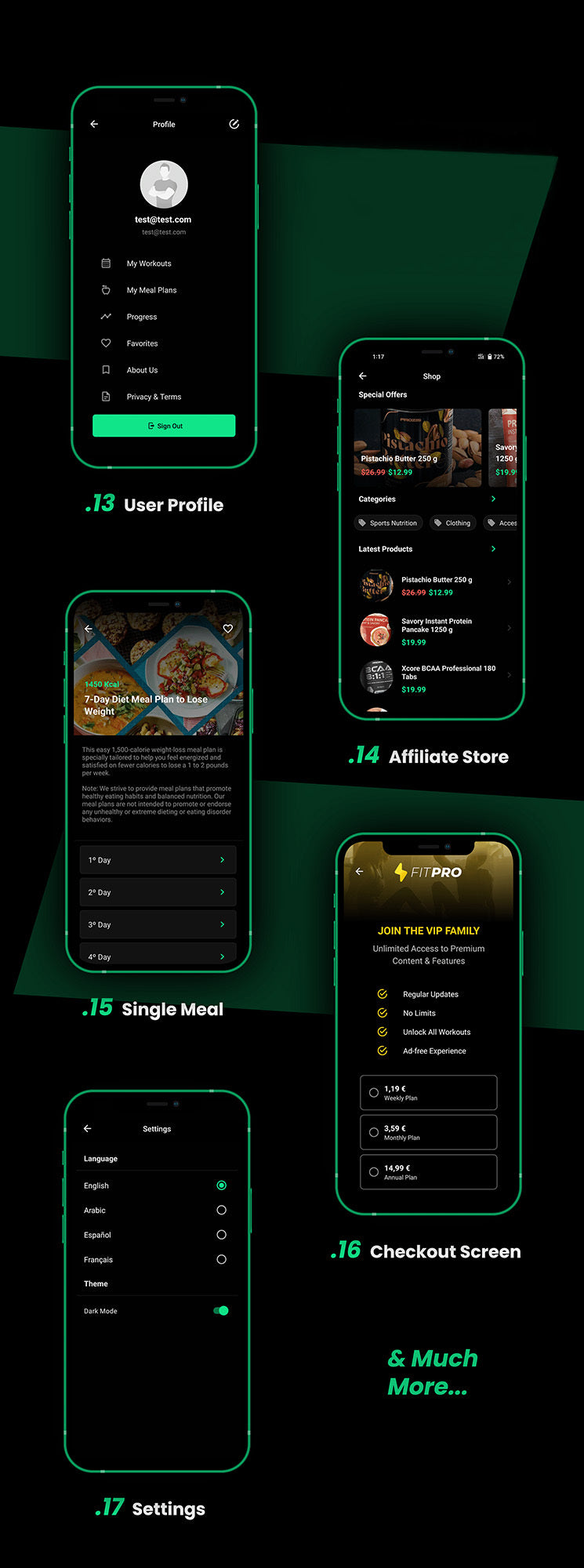 FitPro – Complete React Native Fitness App + In-App-Purchases – Wicombit